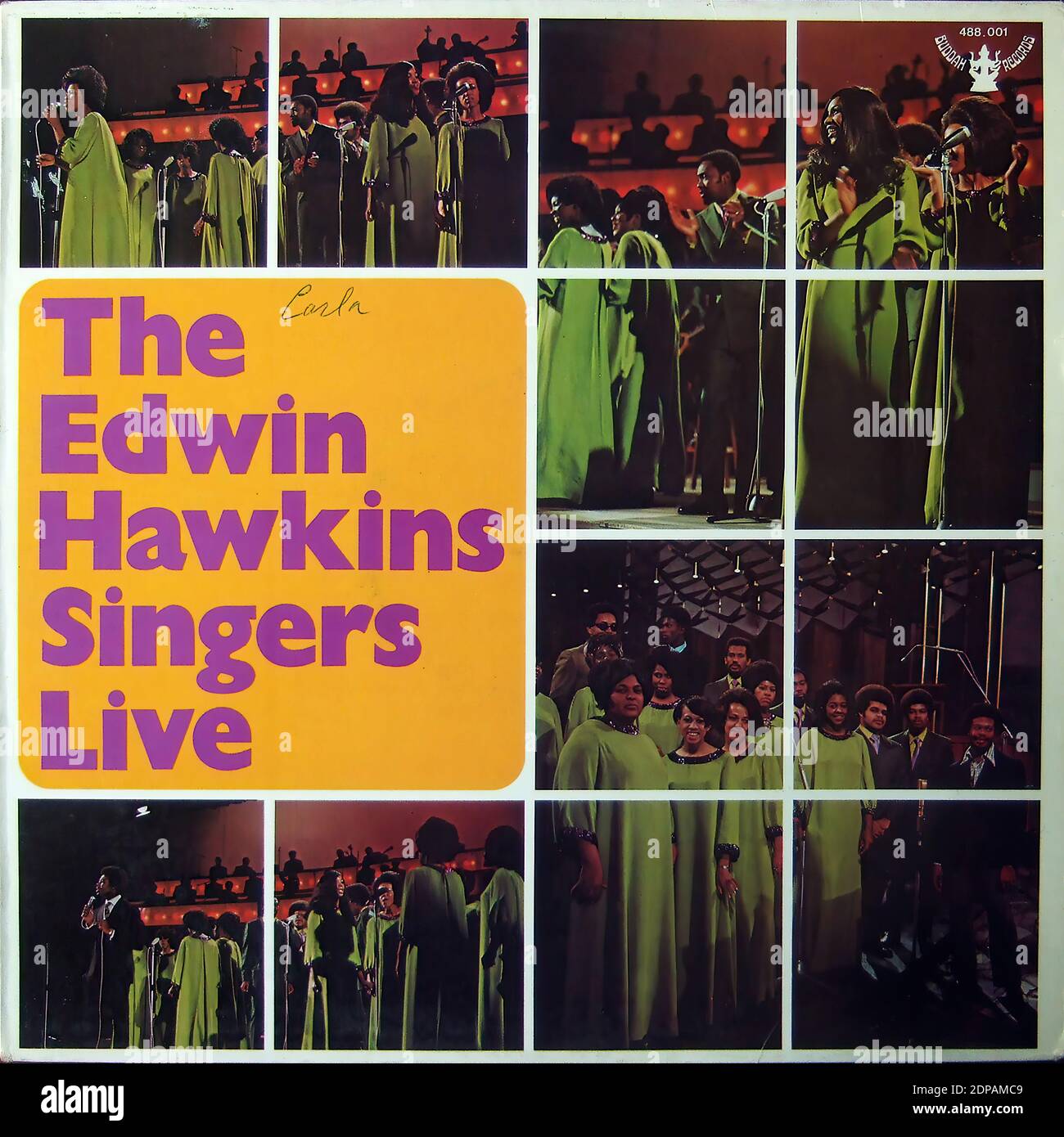 The Edwin Hawkins Singers - Live - Vintage vinyl album cover Stock ...