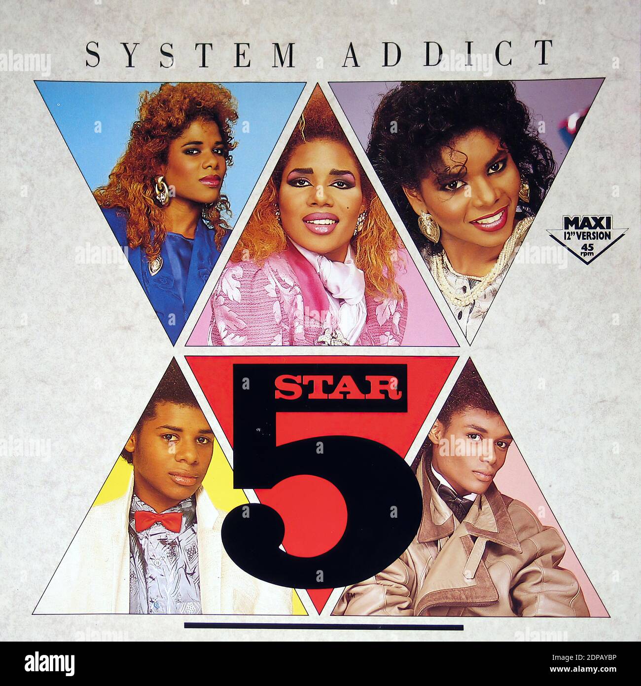 Five Star System Addict - Vintage Vinyl Record Cover Stock Photo - Alamy