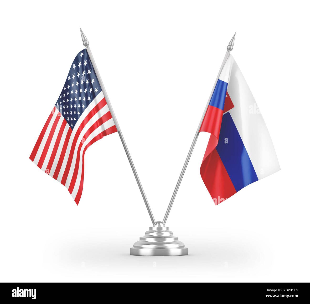 Slovakia usa flags 3d Cut Out Stock Images & Pictures - Alamy