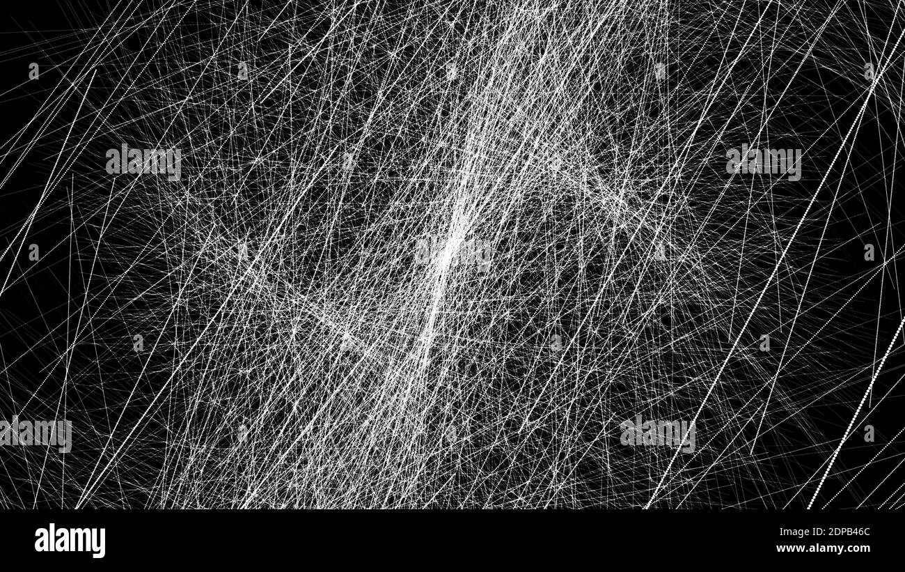 An illustration of a spider web creating a circular shape on a black ...