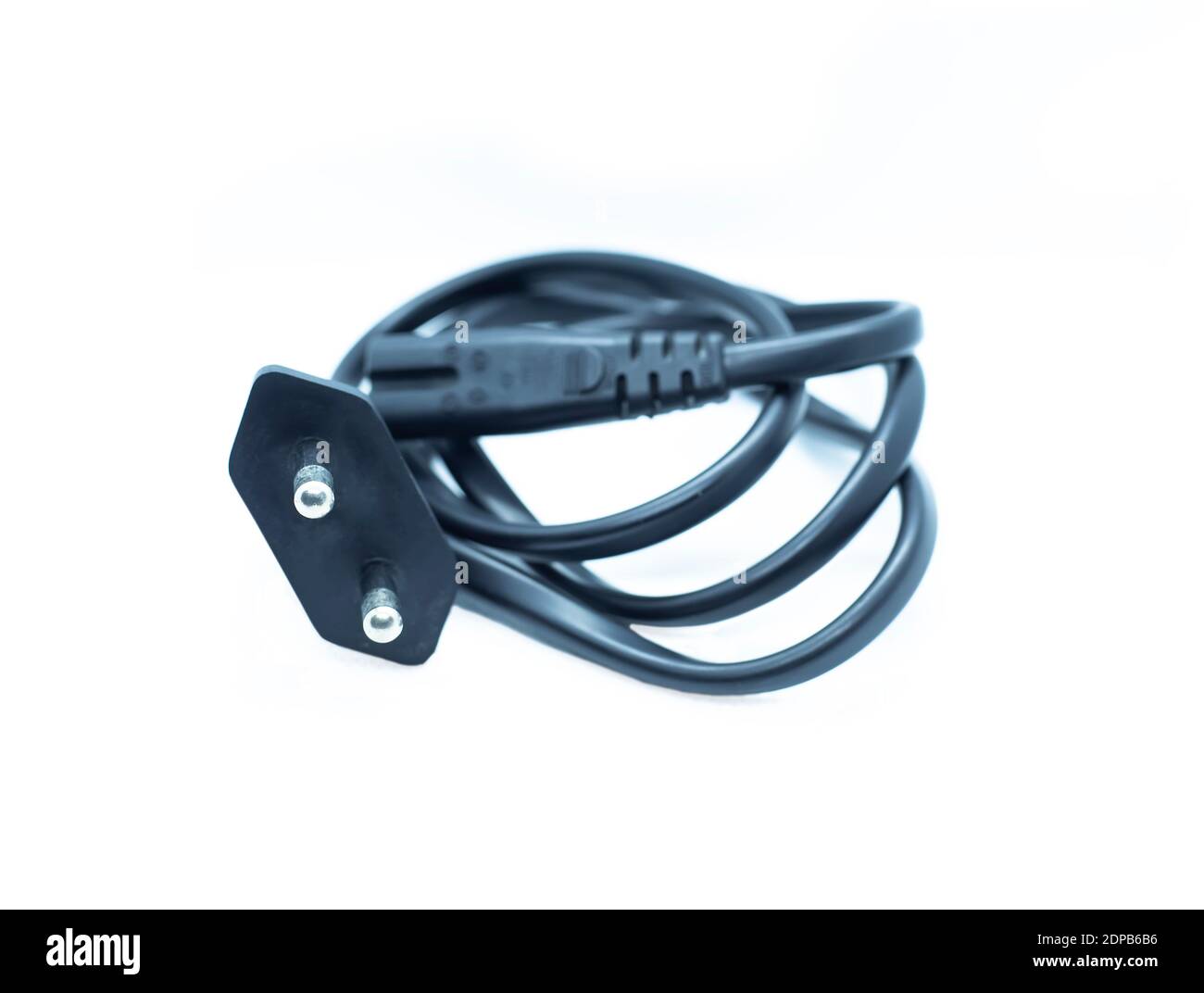 Charger cable isolated on white backgrounds Stock Photo - Alamy