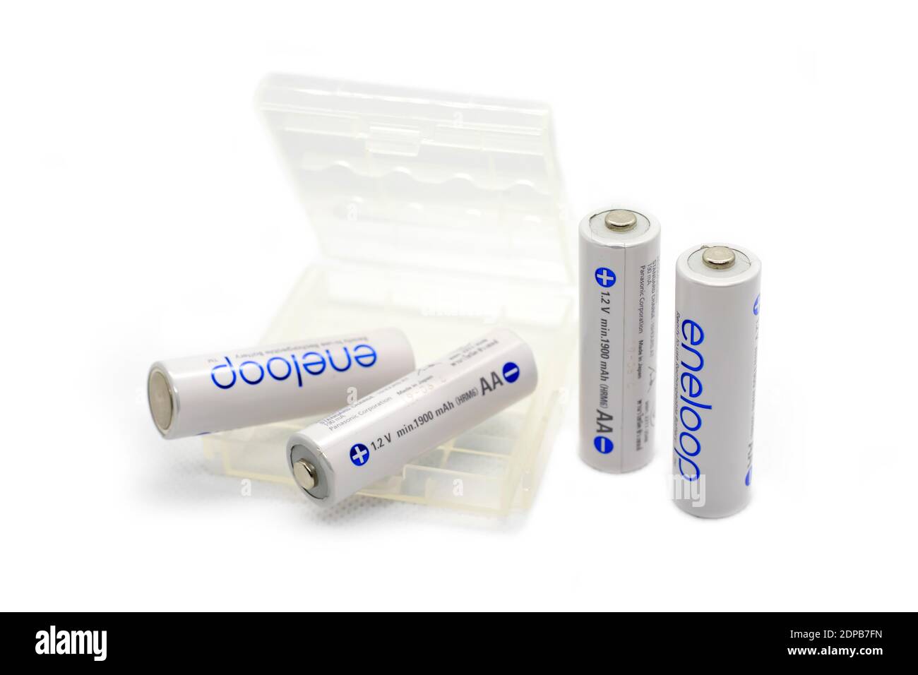 AA Batteries isolated on white backgrounds Stock Photo - Alamy