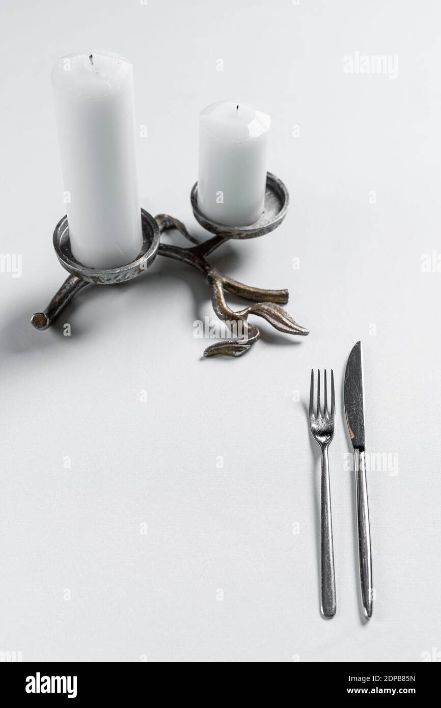 knife ad fork Stock Photo - Alamy