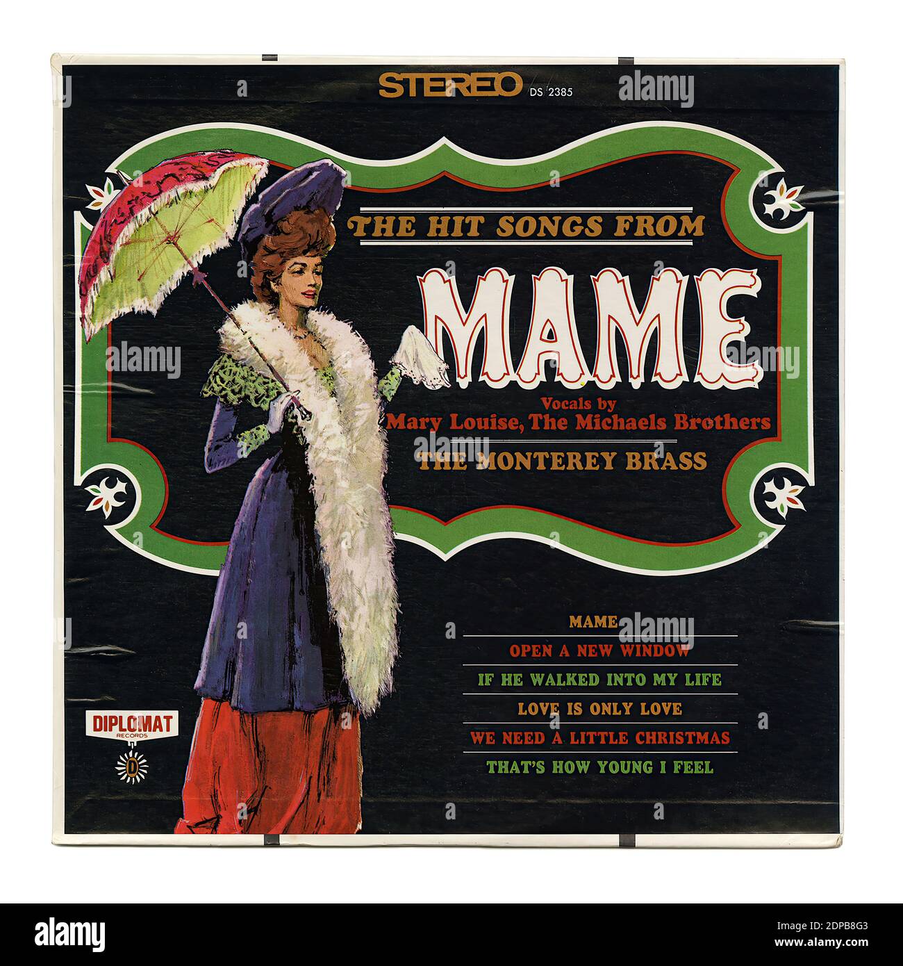 The Hit Songs from Mame - Vintage Record Cover Stock Photo - Alamy