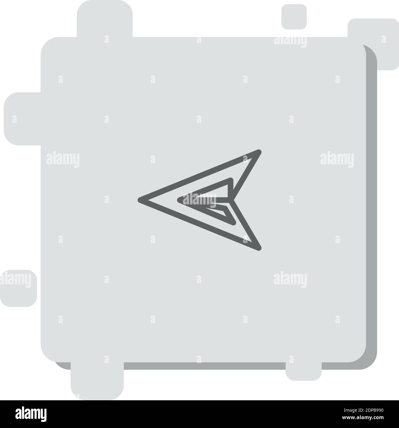 green arrow vector icon modern simple vector illustration Stock Vector ...