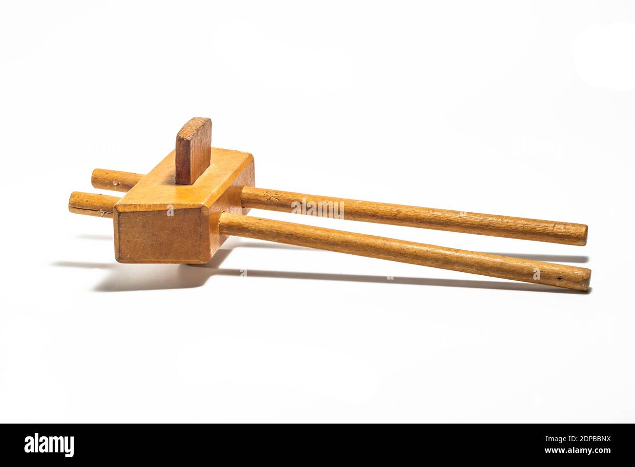 Marking gage, a tool for carpenter, on white background Stock Photo - Alamy