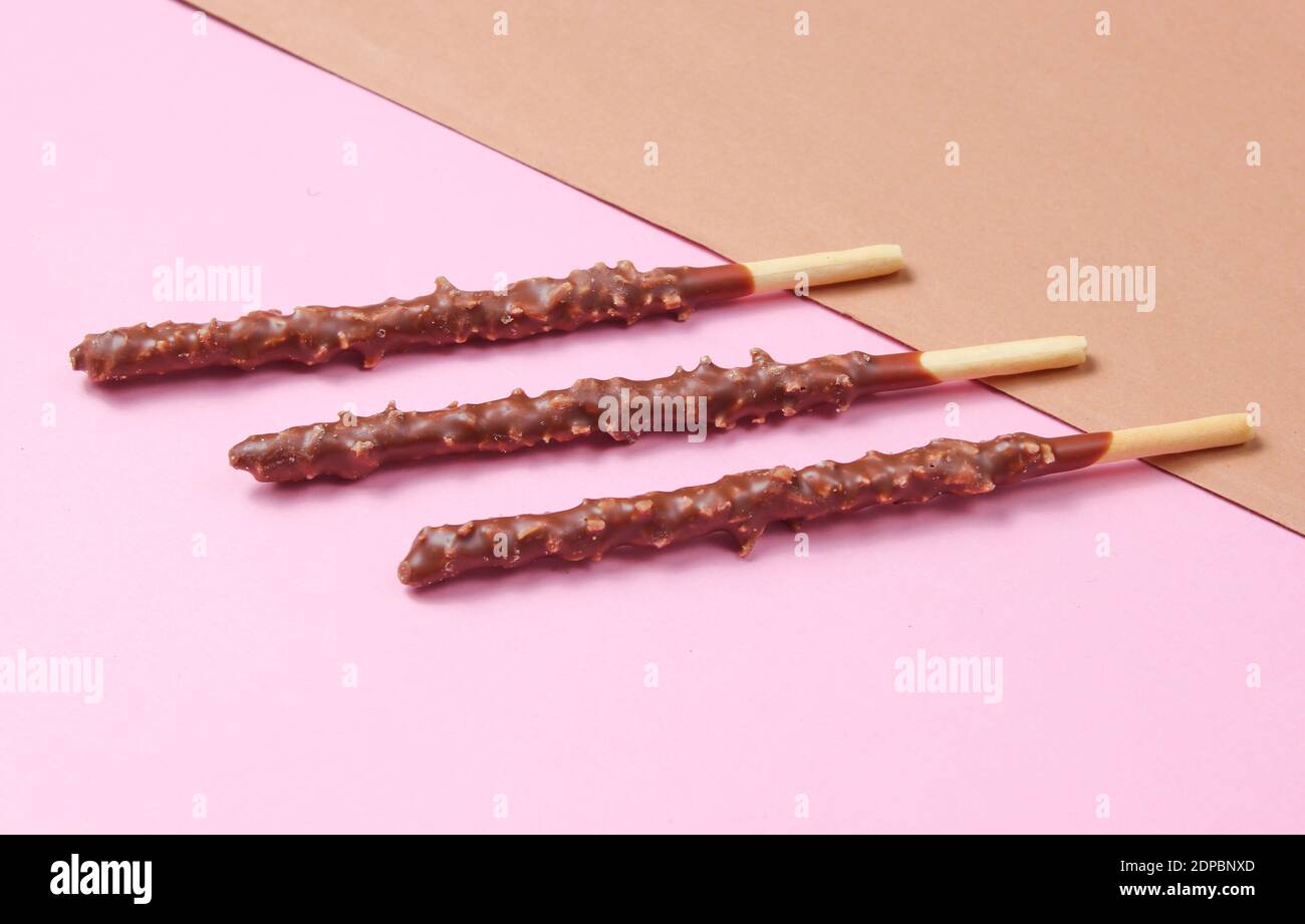 Almond chocolate sticks hi-res stock photography and images - Alamy