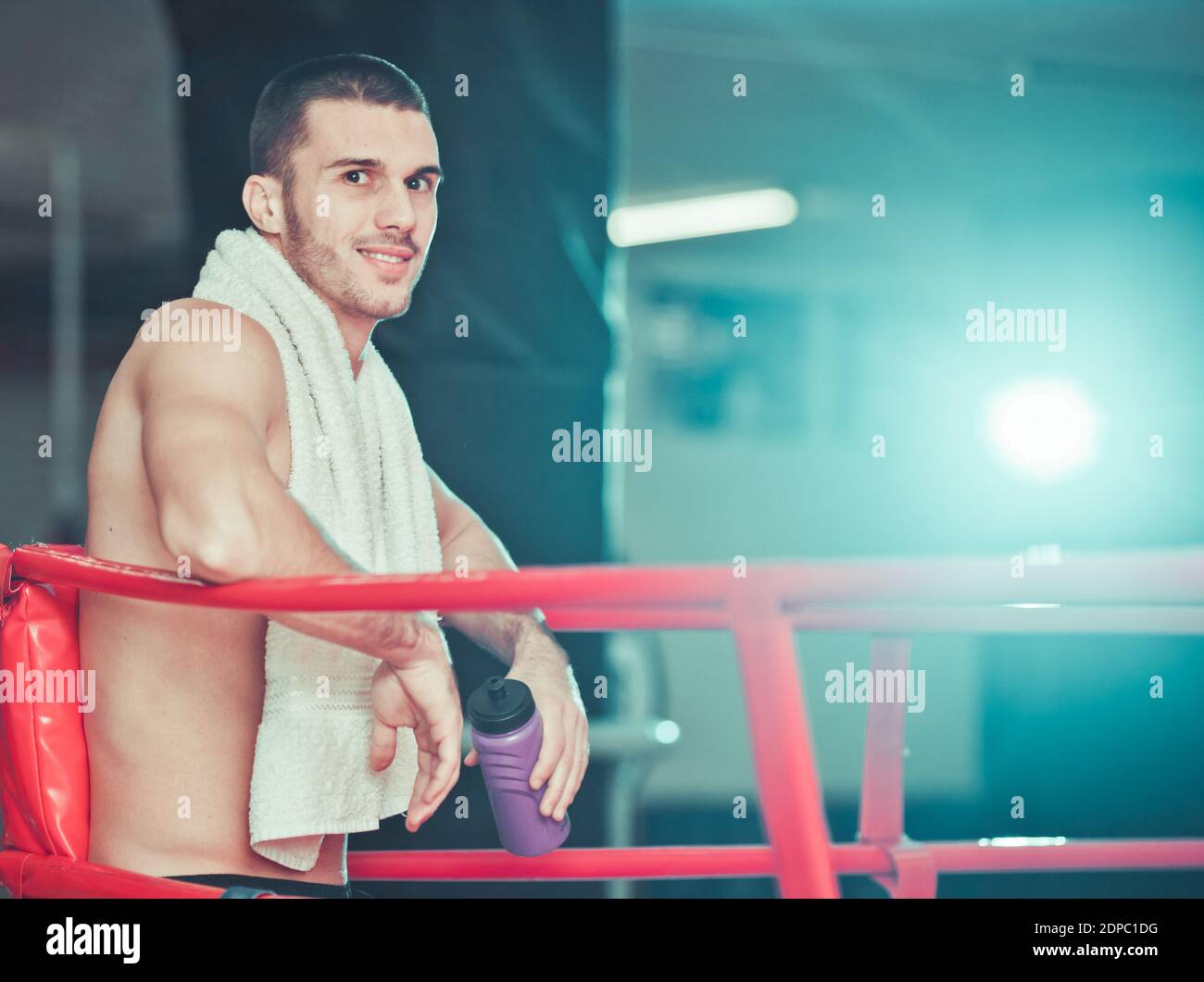 Sad athlete tired resting in hi-res stock photography and images - Alamy