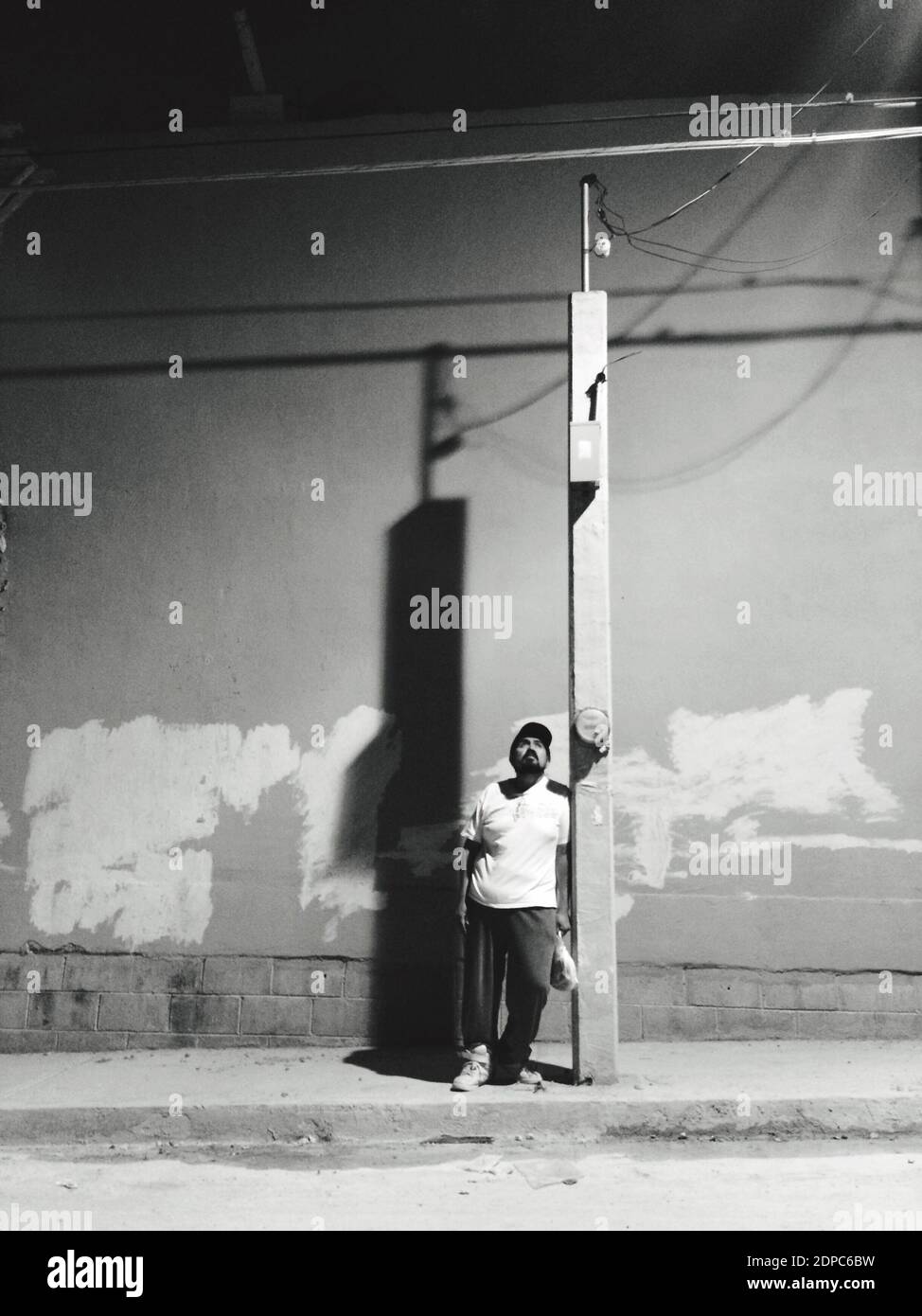 Leaning power pole hi-res stock photography and images - Alamy