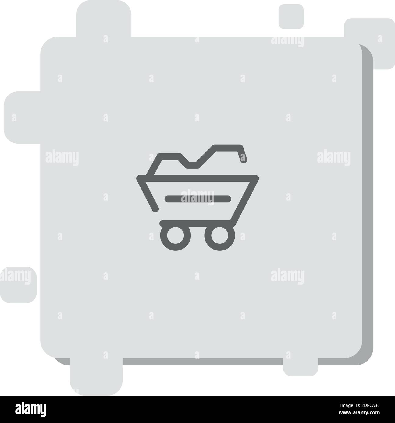 cart vector icon modern simple vector illustration Stock Vector Image ...