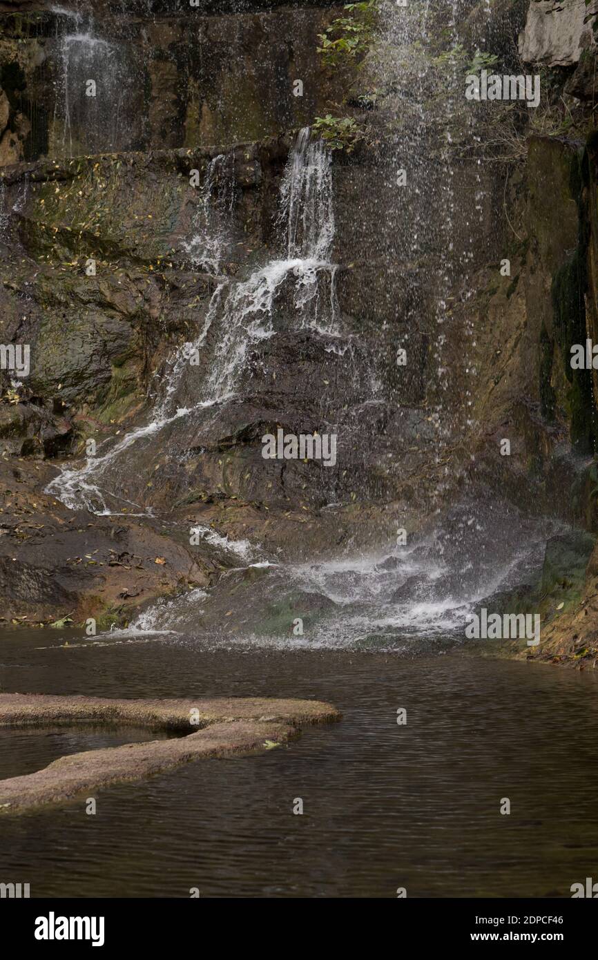 Stream clear water flows down hi-res stock photography and images - Alamy