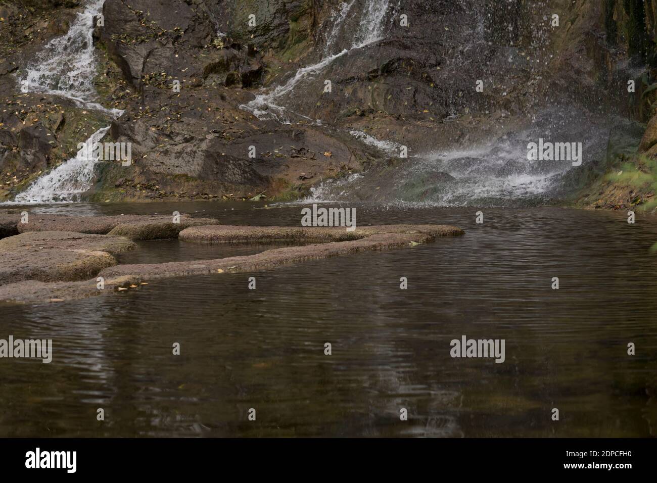 Stream clear water flows down hi-res stock photography and images - Alamy