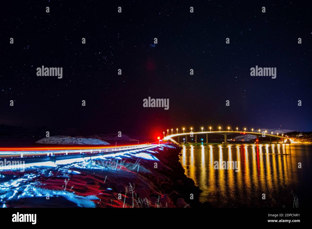 The fishing village of Sommaroy covers the island of Store Sommaroya as ...