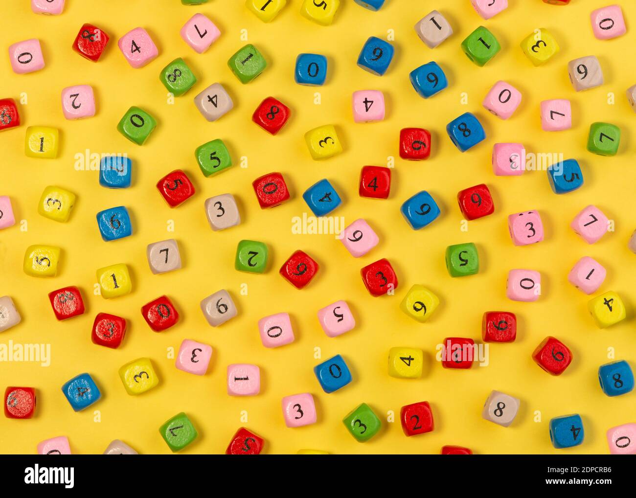 Colourful numbers background, creative concept Stock Photo - Alamy