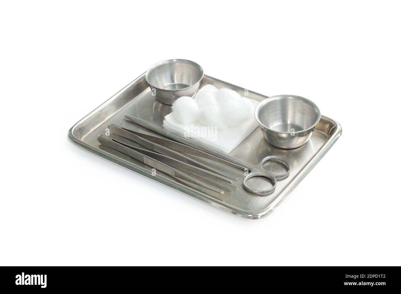 Medical equipment on tray Cut Out Stock Images & Pictures - Alamy