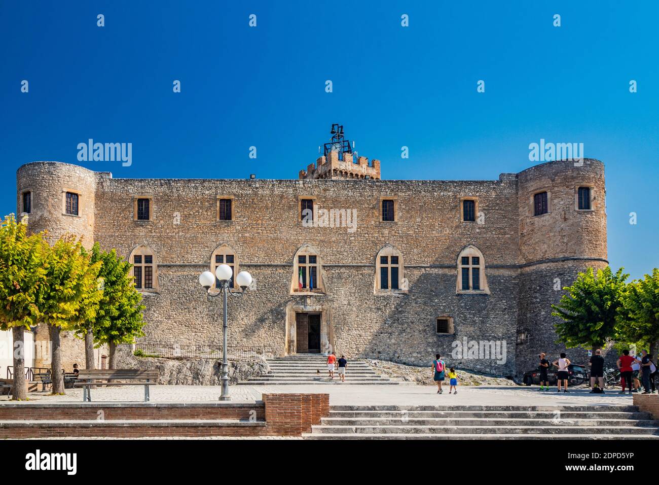 September 13, 2020 - Capestrano, Abruzzo, Italy - The ancient medieval ...