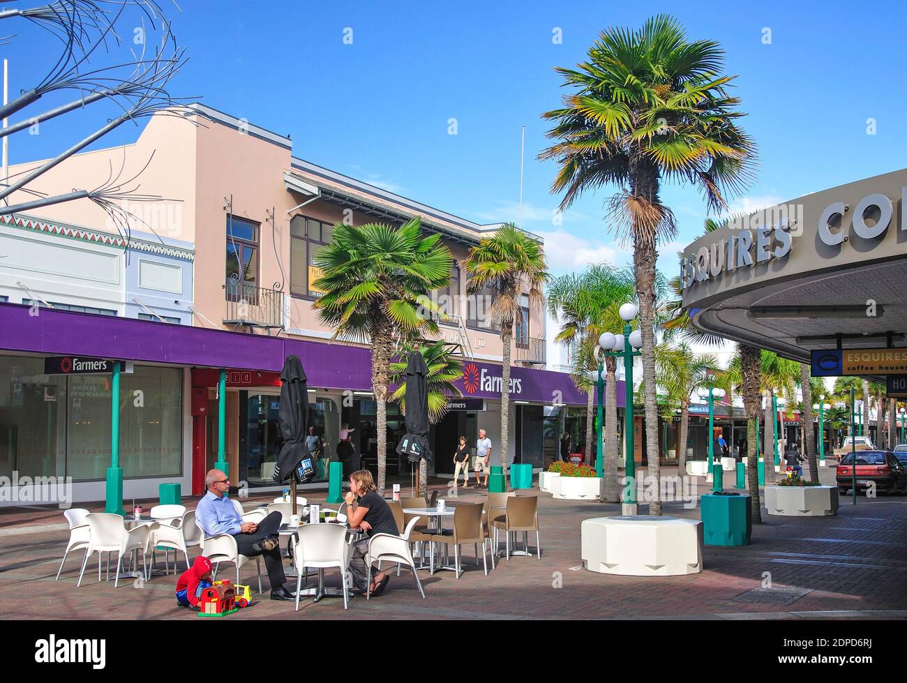 Street cafe, Emerson Street, Napier, Hawke's Bay, North Island, New ...