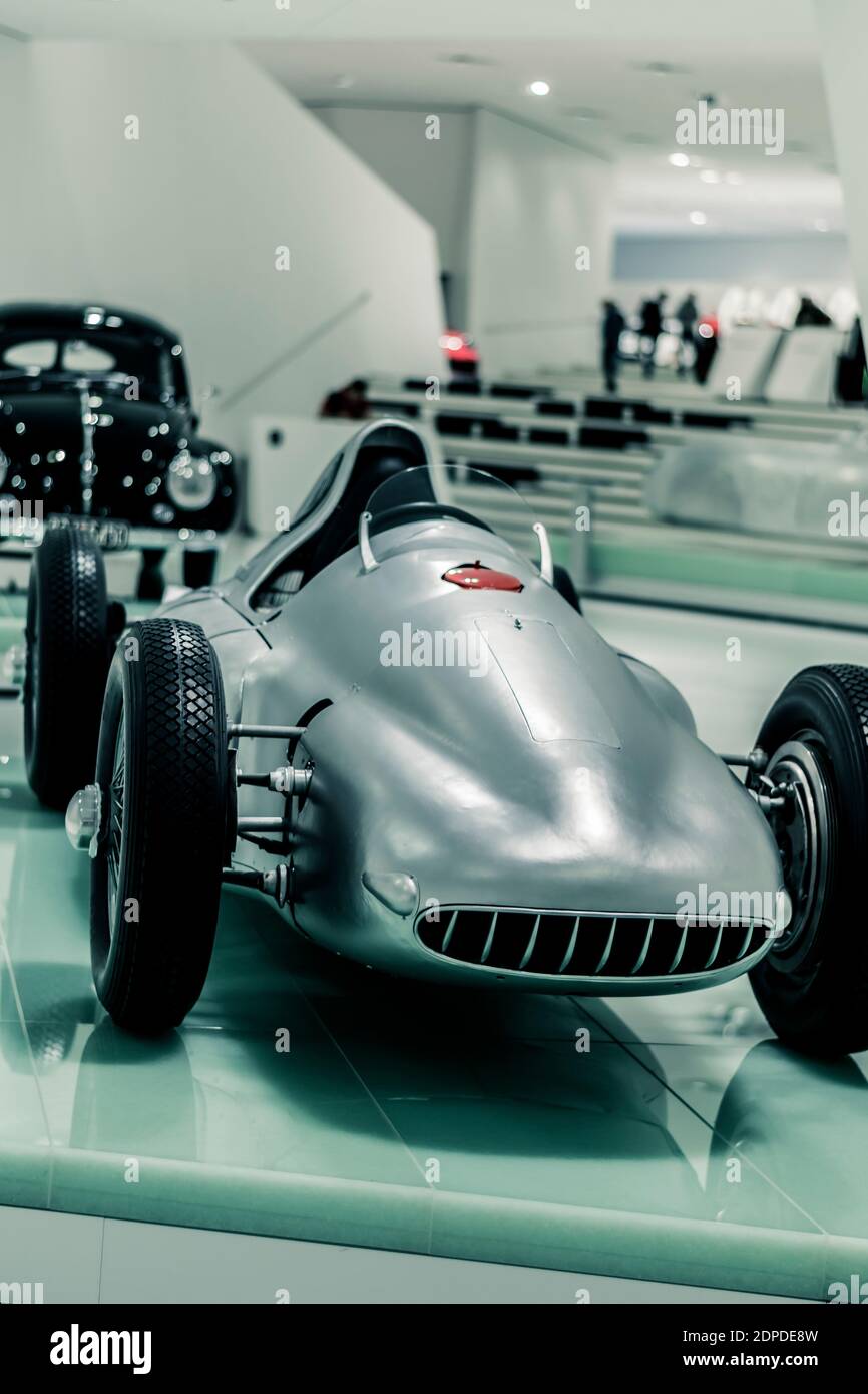 STUTTGART, Germany 6 March 2020: Porsche Type 360 (1948) Cisitalia at ...