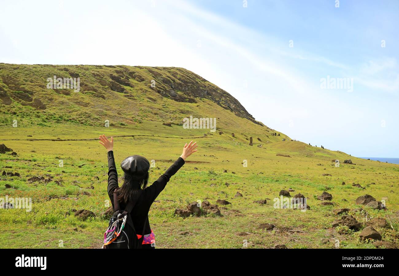 Female moai hi-res stock photography and images - Alamy