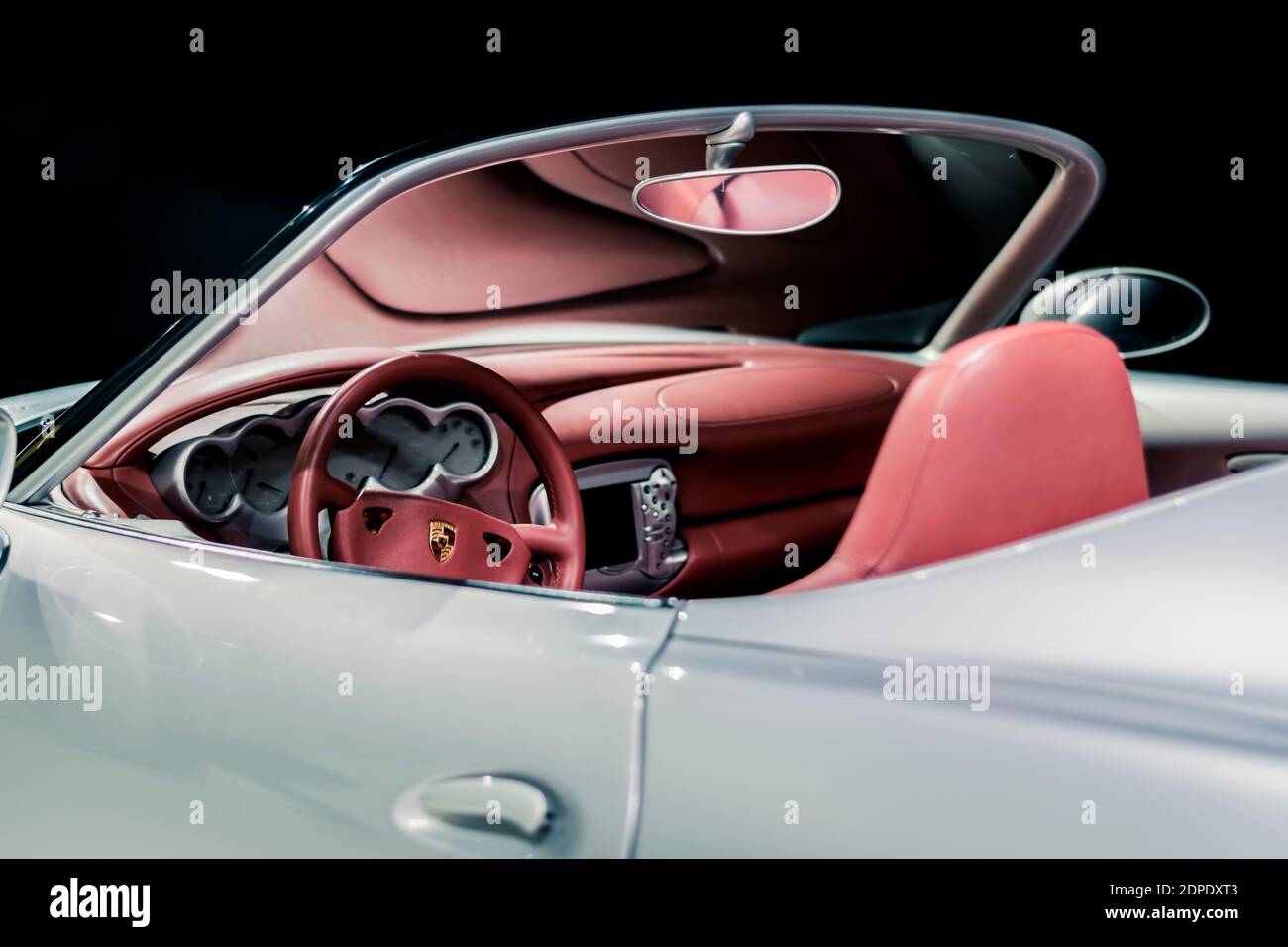 STUTTGART, Germany 6 March 2020: The Porsche Boxster Studie (cabrio ...