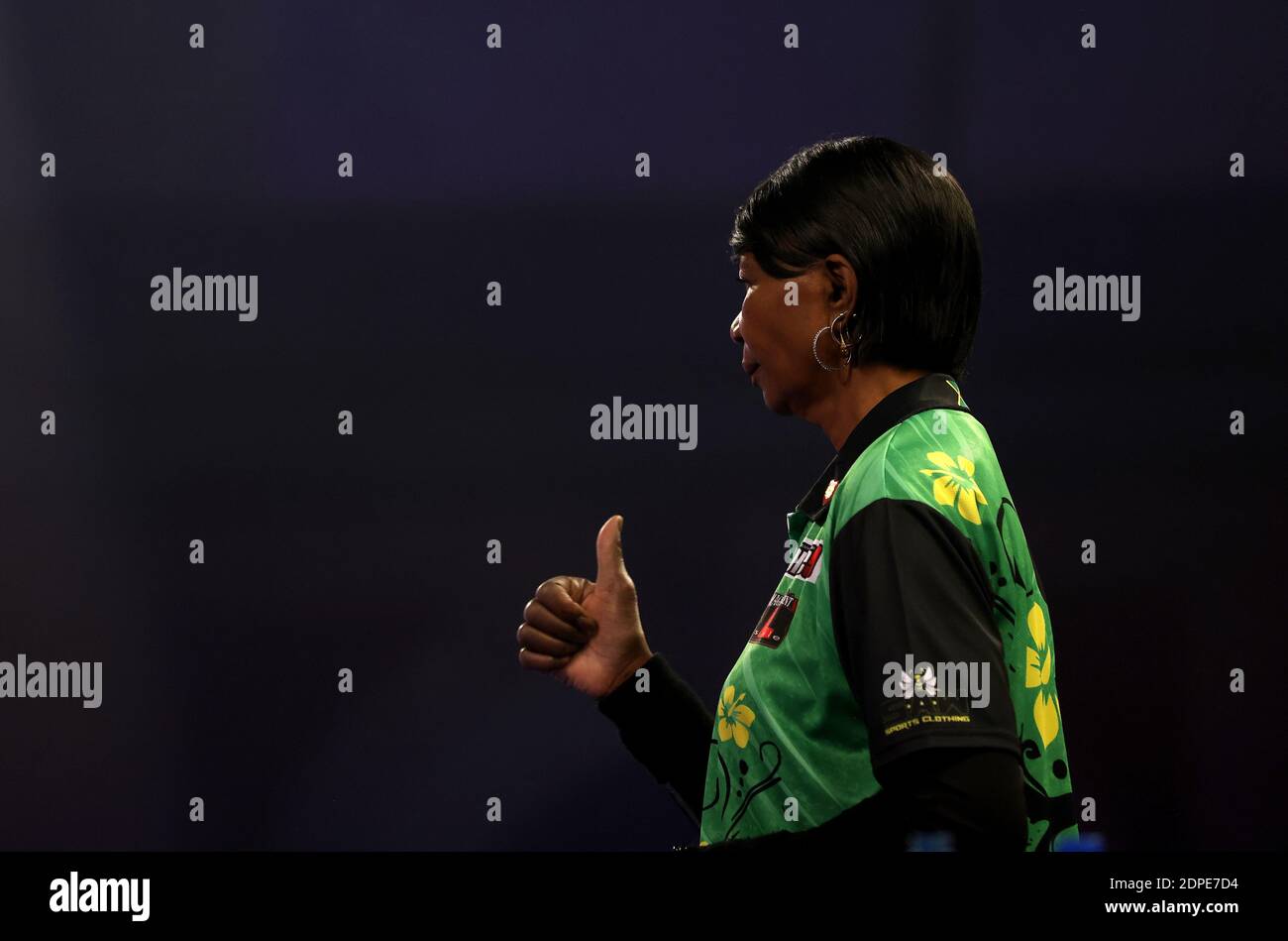 Deta Hedman at the start of the match during day five of the William ...