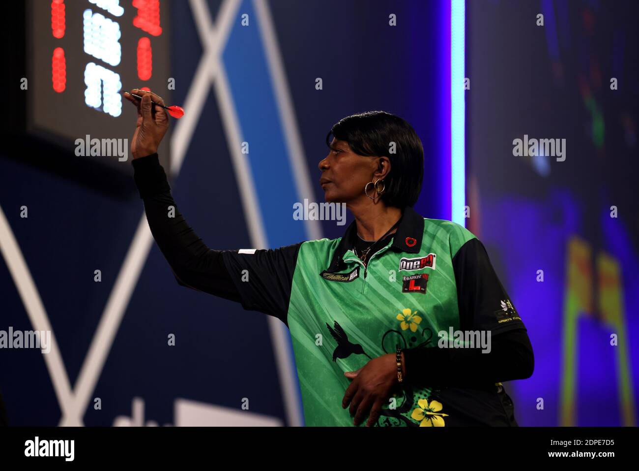 Deta Hedman in action during day five of the William Hill World Darts ...