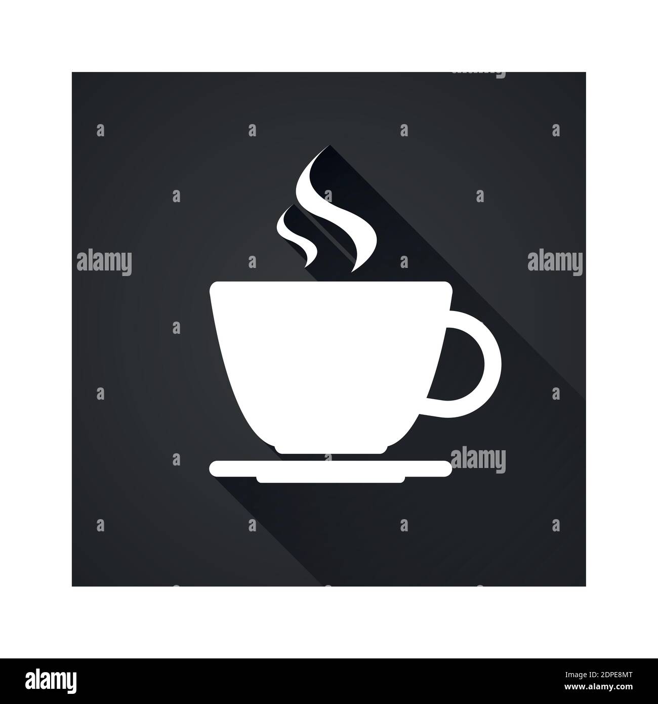Flat icon of simple coffee cup, vector illustration Stock Vector Image ...
