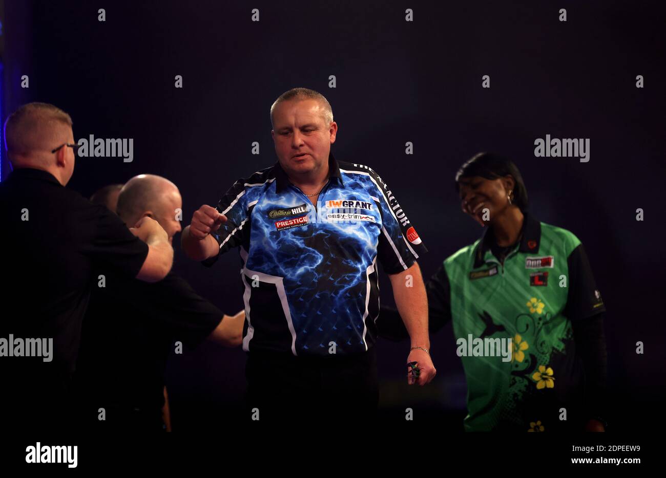 Andy Boulton after winning against Deta Hedman during day five of the ...
