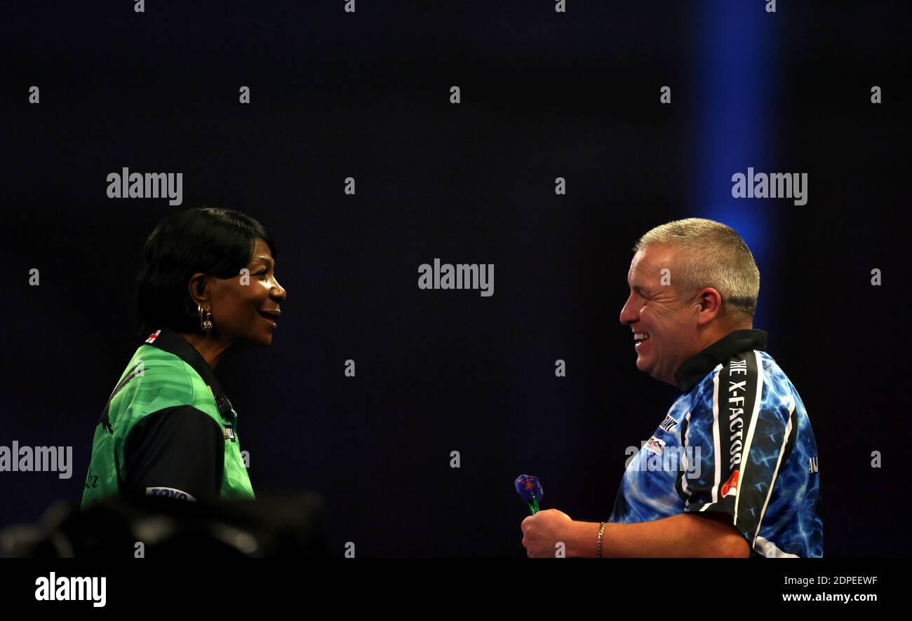 Andy Boulton after winning against Deta Hedman during day five of the ...