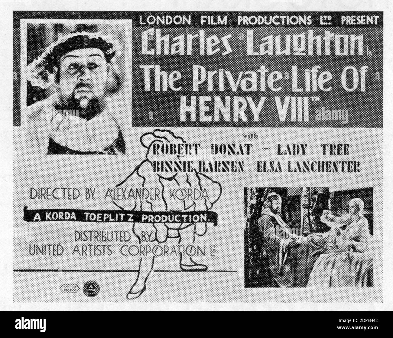 Charles laughton elsa lanchester Black and White Stock Photos & Images ...