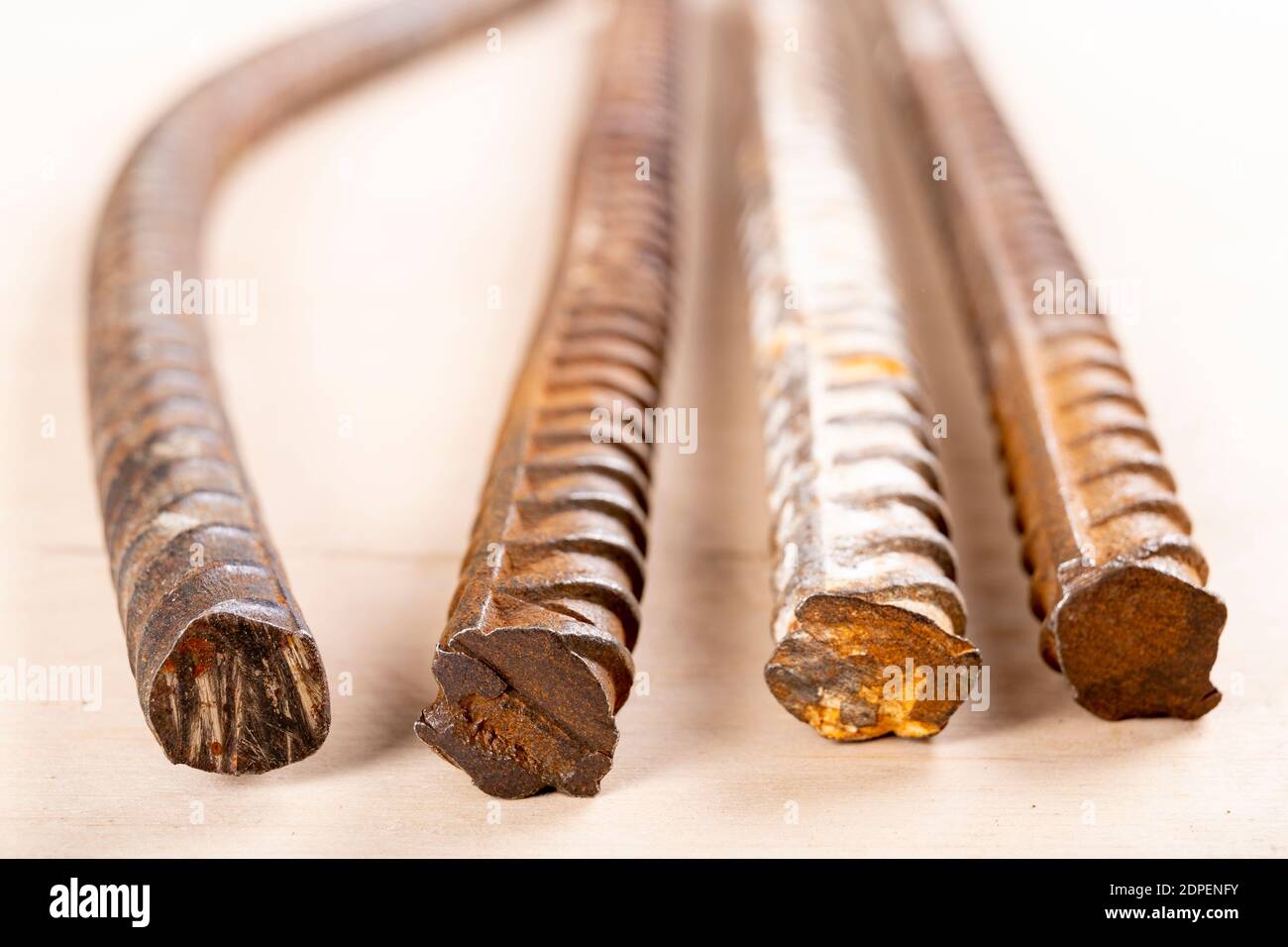 Bars for concrete reinforcement in house construction. Elements of ...