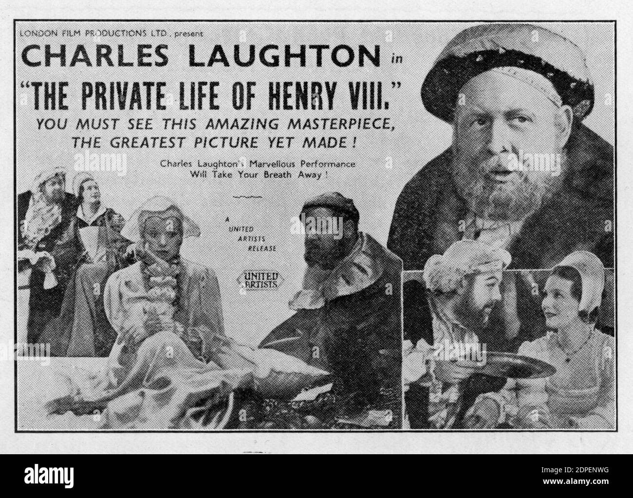 Charles laughton elsa lanchester Black and White Stock Photos & Images ...