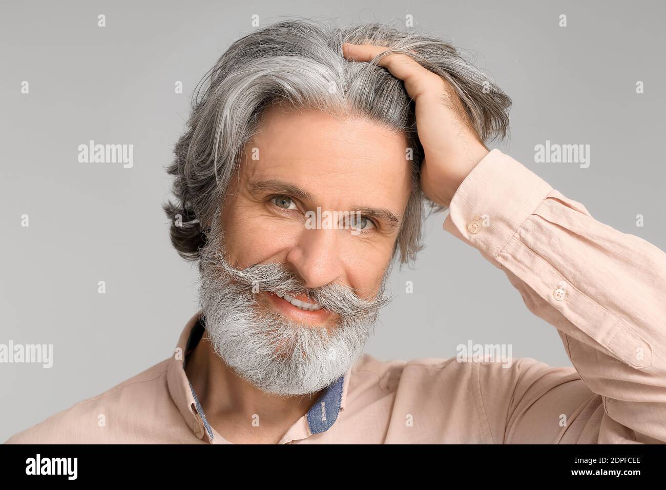 Male generation silver portrait hi-res stock photography and images - Alamy
