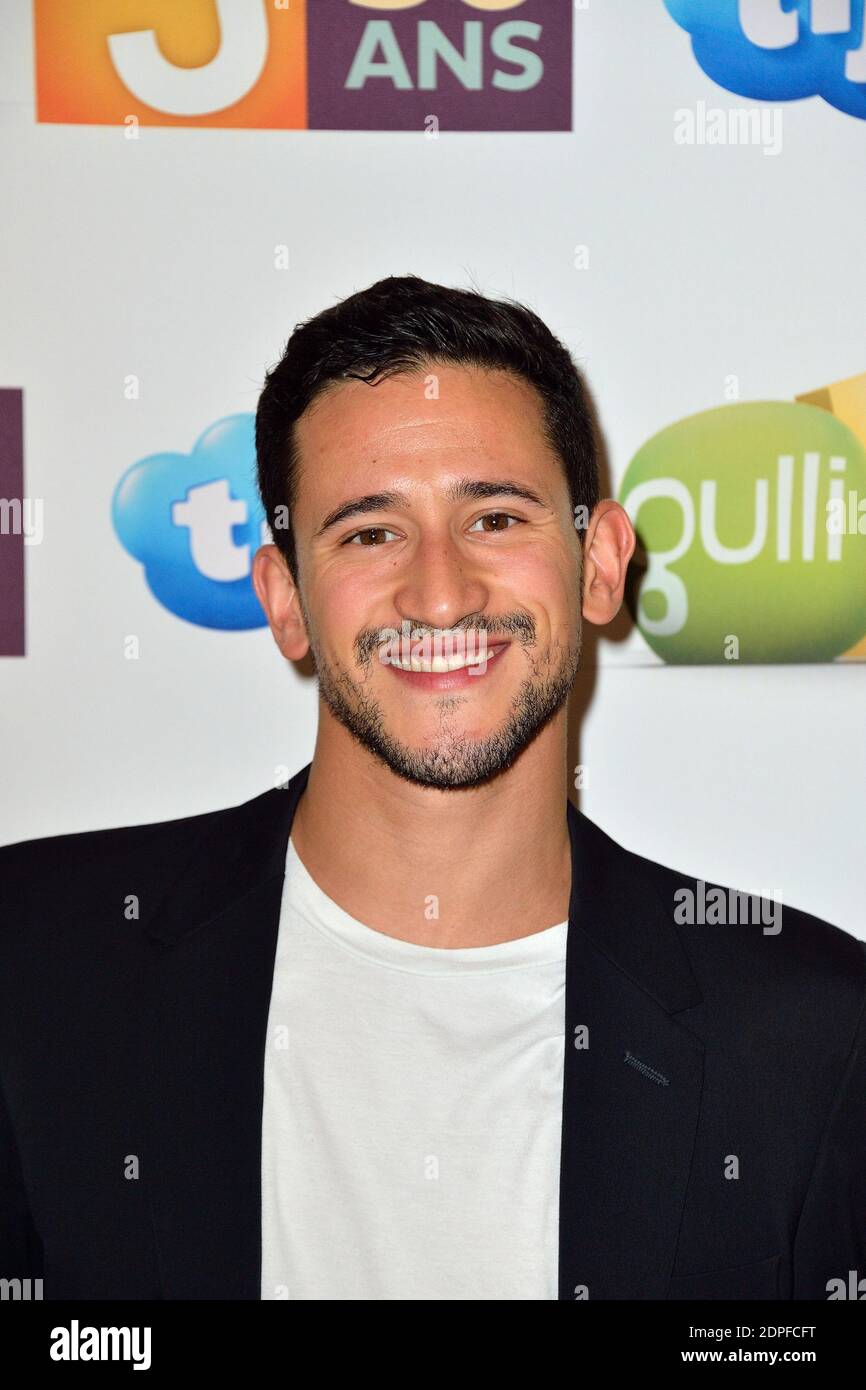 Mehdi Kerkouche lors d'une conference de presse pour la presentation ...