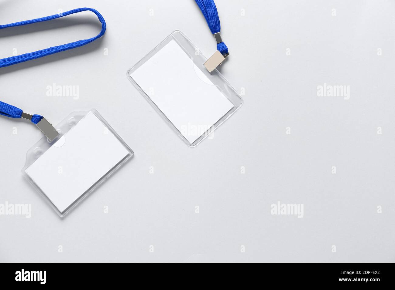 Blank badges on white background Stock Photo - Alamy