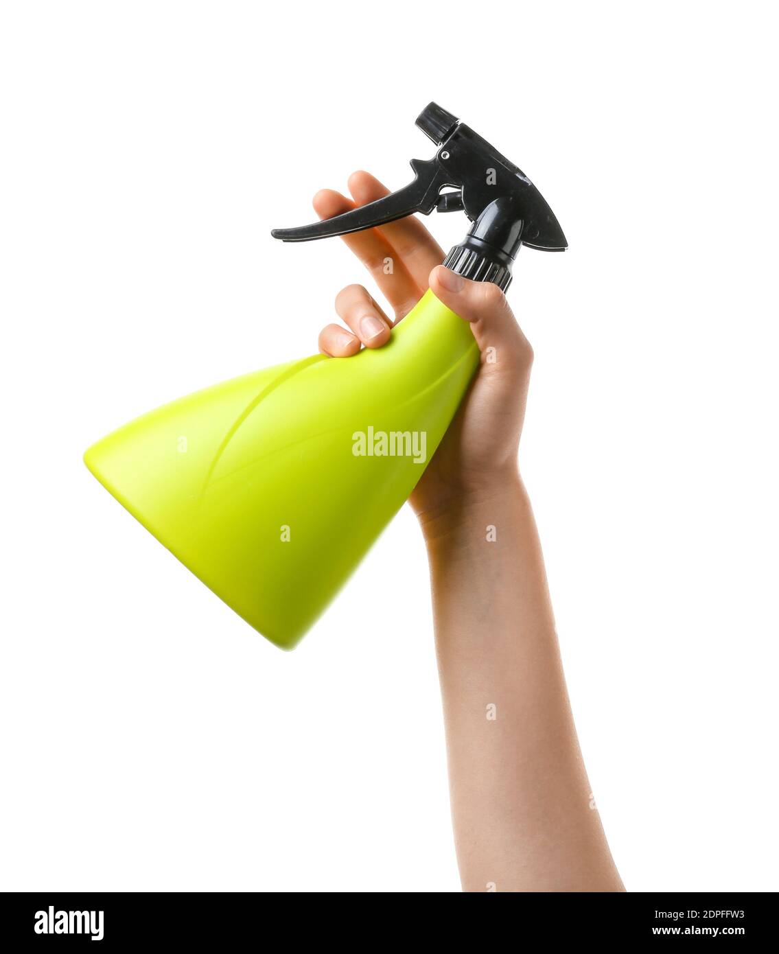 Woman spray bottle garden Cut Out Stock Images & Pictures - Alamy