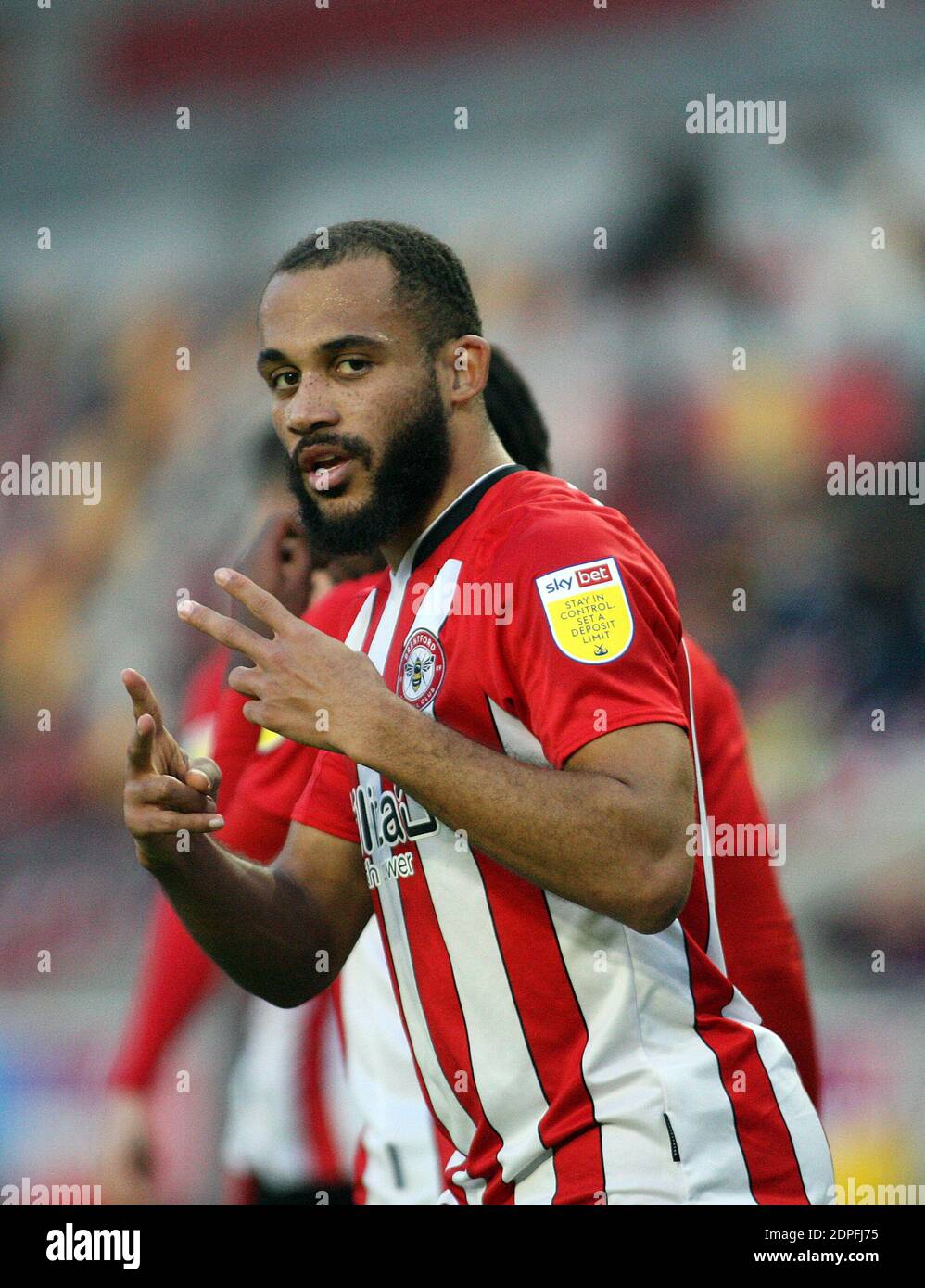 Brentfords bryan mbeumo celebrates scoring hi-res stock photography and ...