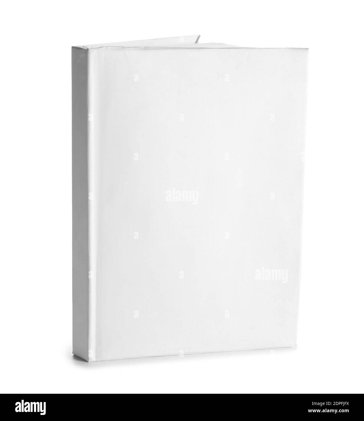 Blank book isolated on white background Stock Photo - Alamy