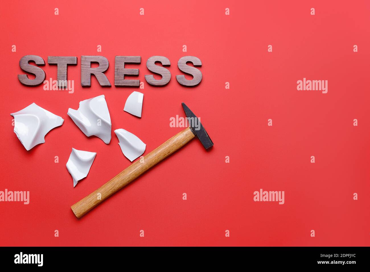 Word broken into pieces hi-res stock photography and images - Alamy