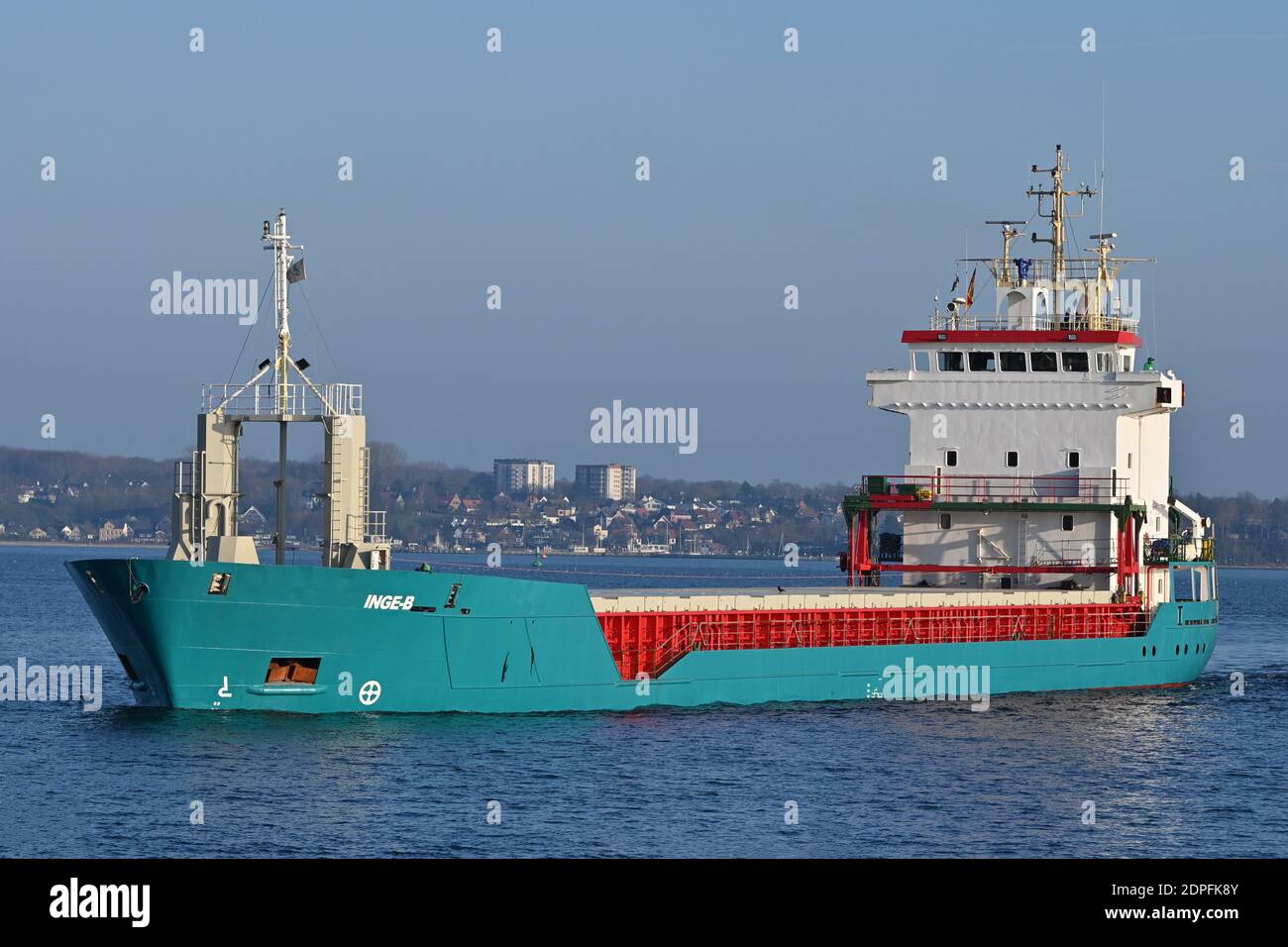 General Cargo Ship INGE-B Stock Photo - Alamy