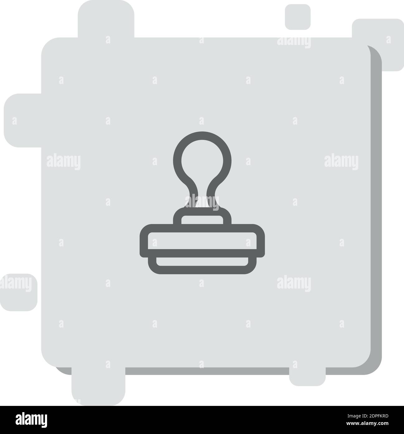 stamp vector icon modern simple vector illustration Stock Vector Image ...