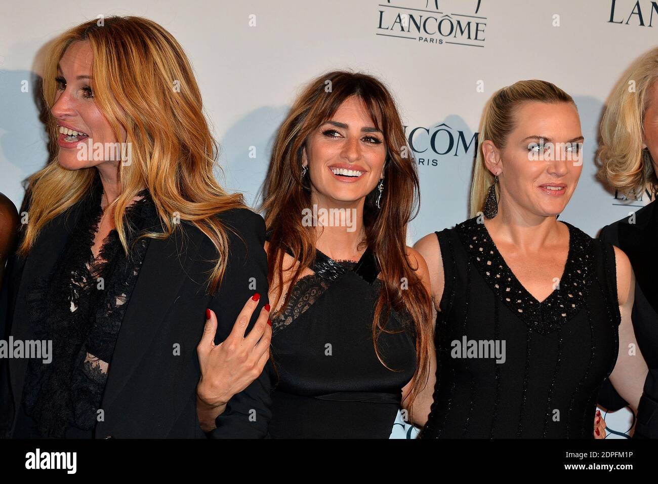 Julia Roberts, Penelope Cruz and Kate Winslet attending Lancome 80th ...
