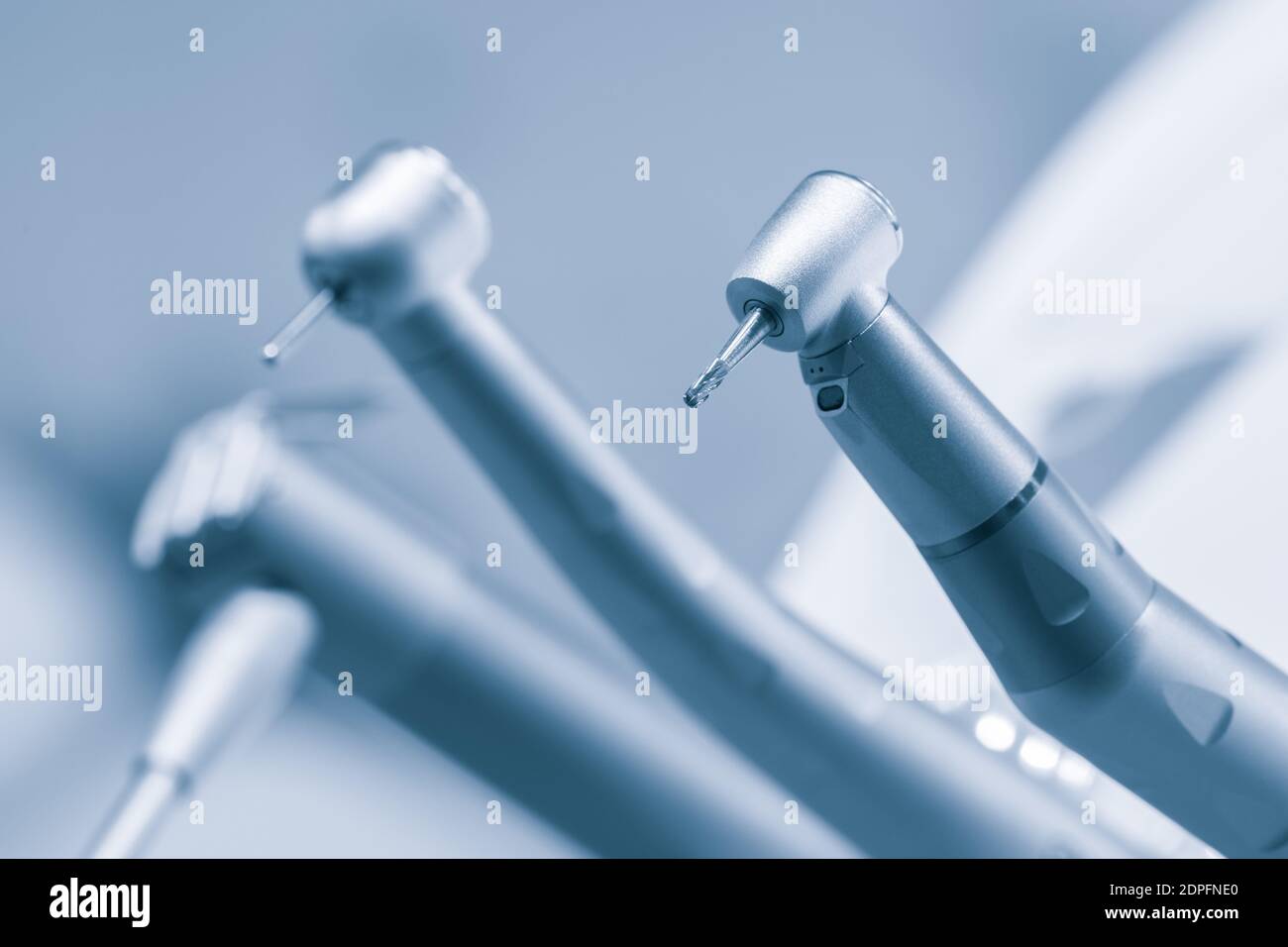 Different dental instruments and tools in a dentists office Stock Photo ...