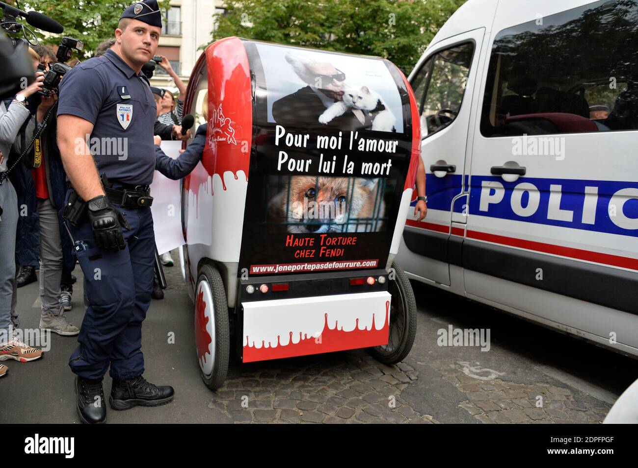 Brigitte Bardot Foundation animal rights activists protest against fur ...