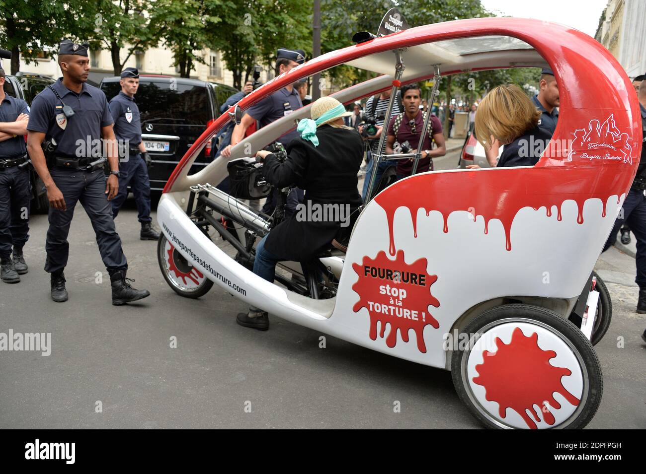 Brigitte Bardot Foundation animal rights activists protest against fur ...