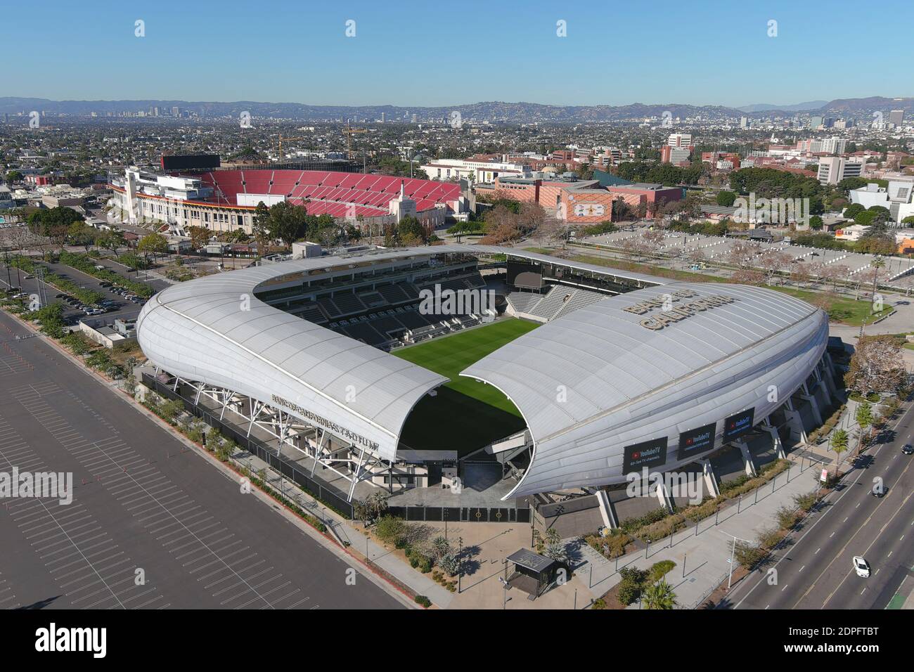 Major league soccer banc of california stadium hi-res stock photography ...