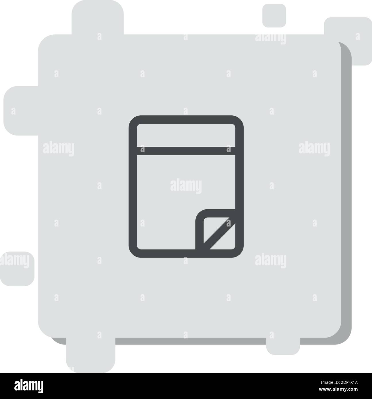 Stickers vector icon modern simple vector illustration Stock Vector ...