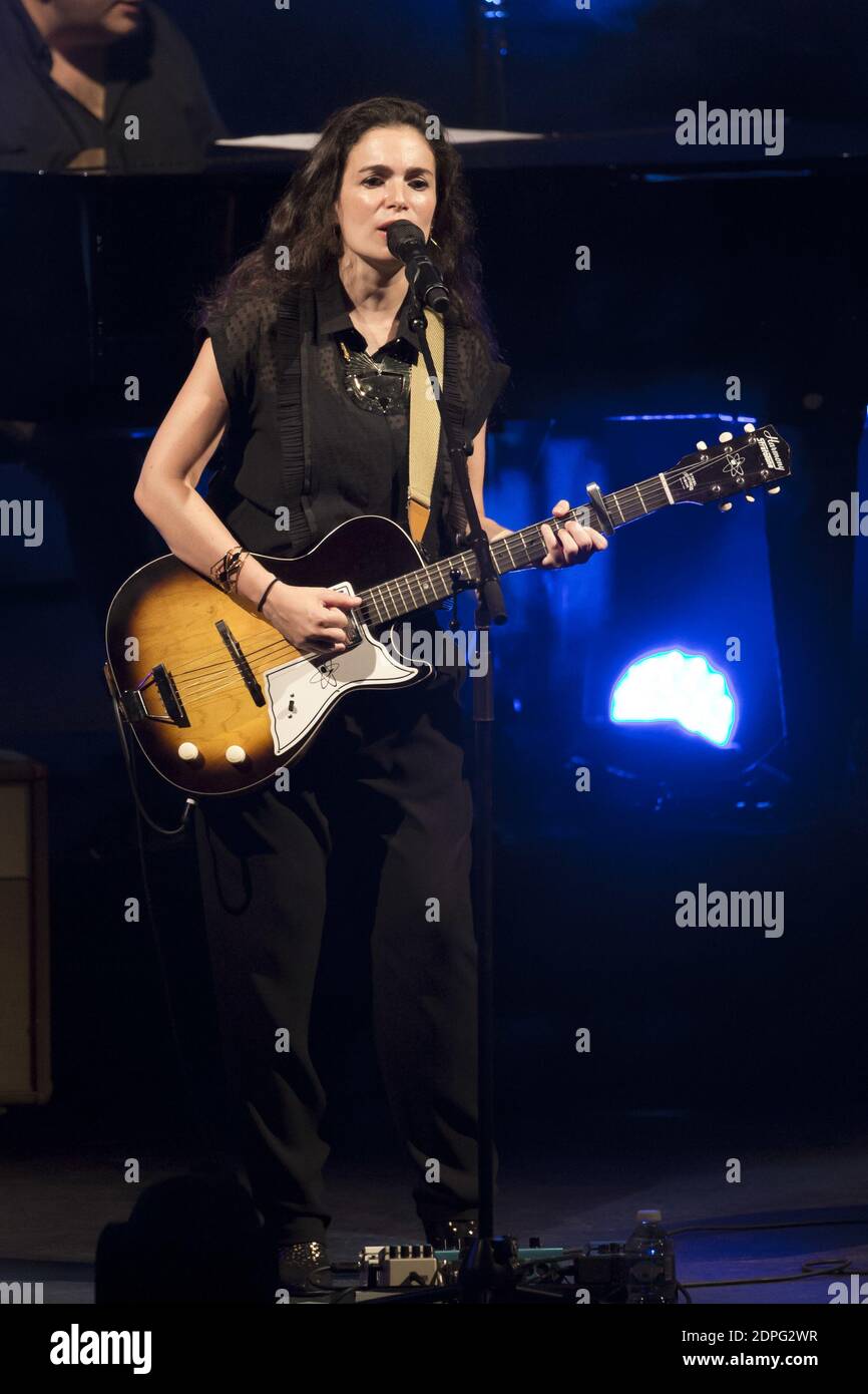 Israeli-french singer Yael Naim performs at "Nice Jazz Festival" in ...