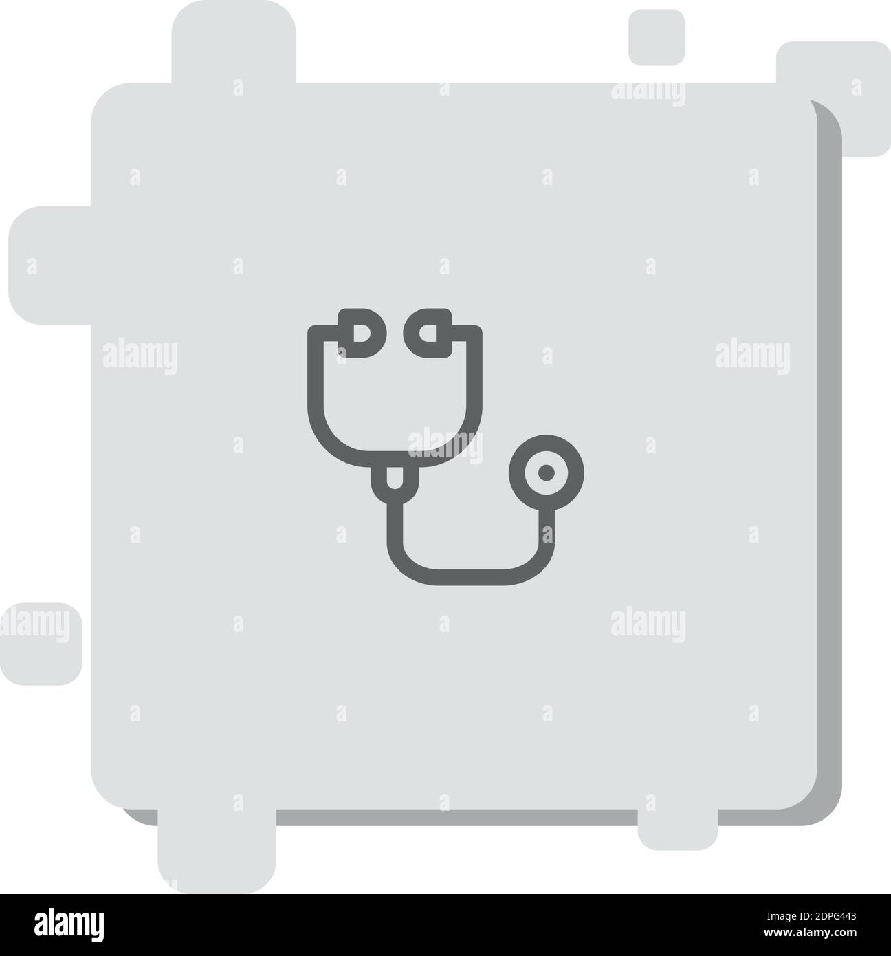 stethoscope vector icon modern simple vector illustration Stock Vector ...