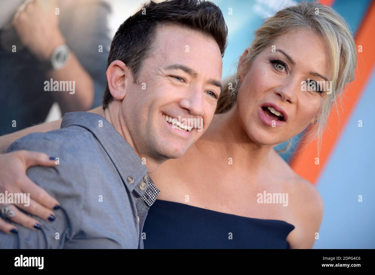 David Faustino And Christina Applegate Attend The Premiere Of Warner